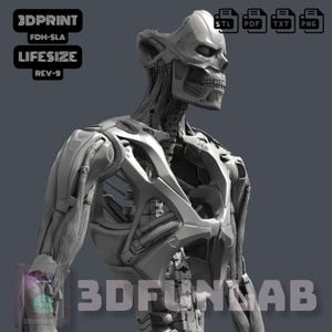 Terminator Rev-9 Endoskeleton, Real Details, Life Size, Assembly ...