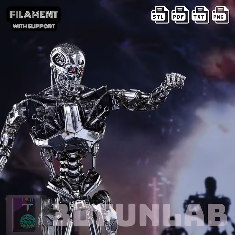 Terminator T800 Genisys Endoskeleton, Real Details, Life Size, Assembly ...