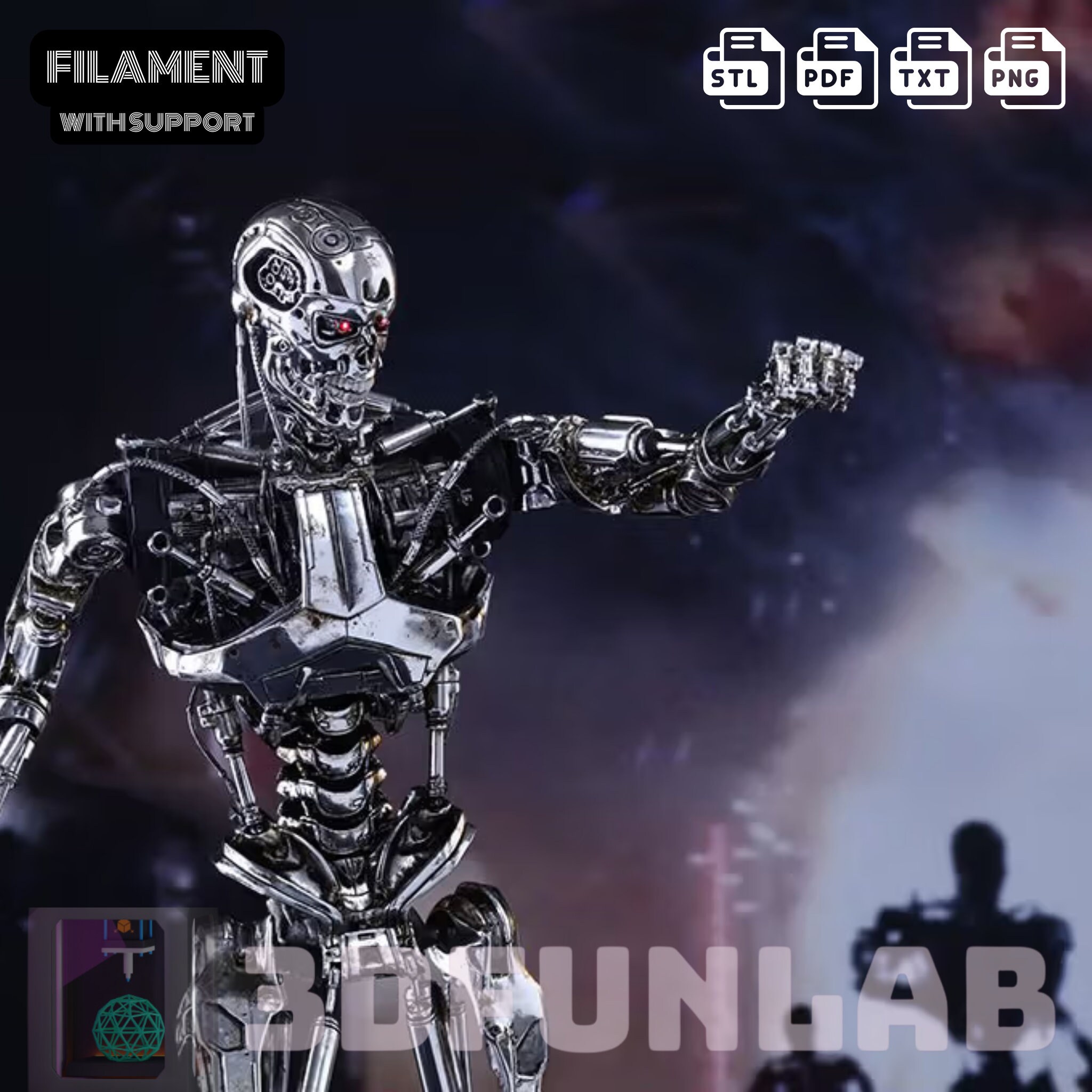 Terminator T800 Genisys Endoskeleton, Real Details, Life Size, Assembly ...