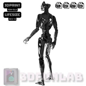 Terminator Rev-9 Endoskeleton, Real Details, Life Size, Assembly ...