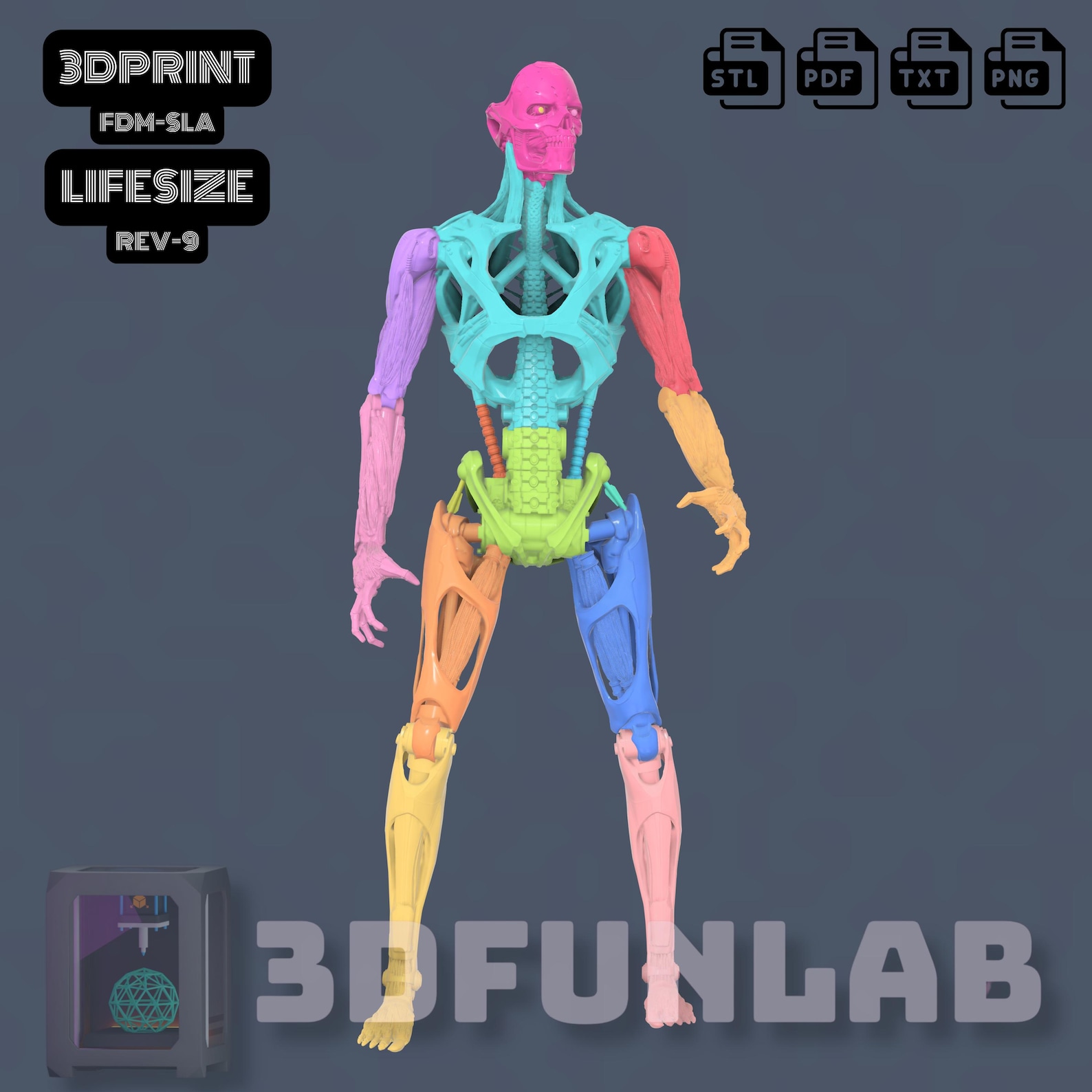 Terminator Rev-9 Endoskeleton, Real Details, Life Size, Assembly ...