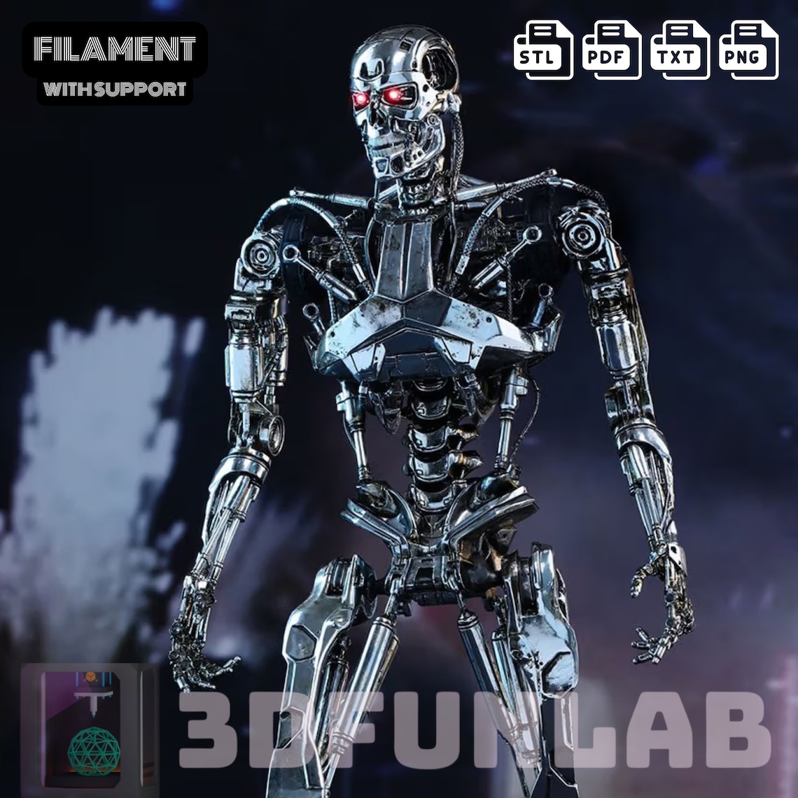 Terminator T800 Genisys Endoskeleton, Real Details, Life Size, Assembly ...
