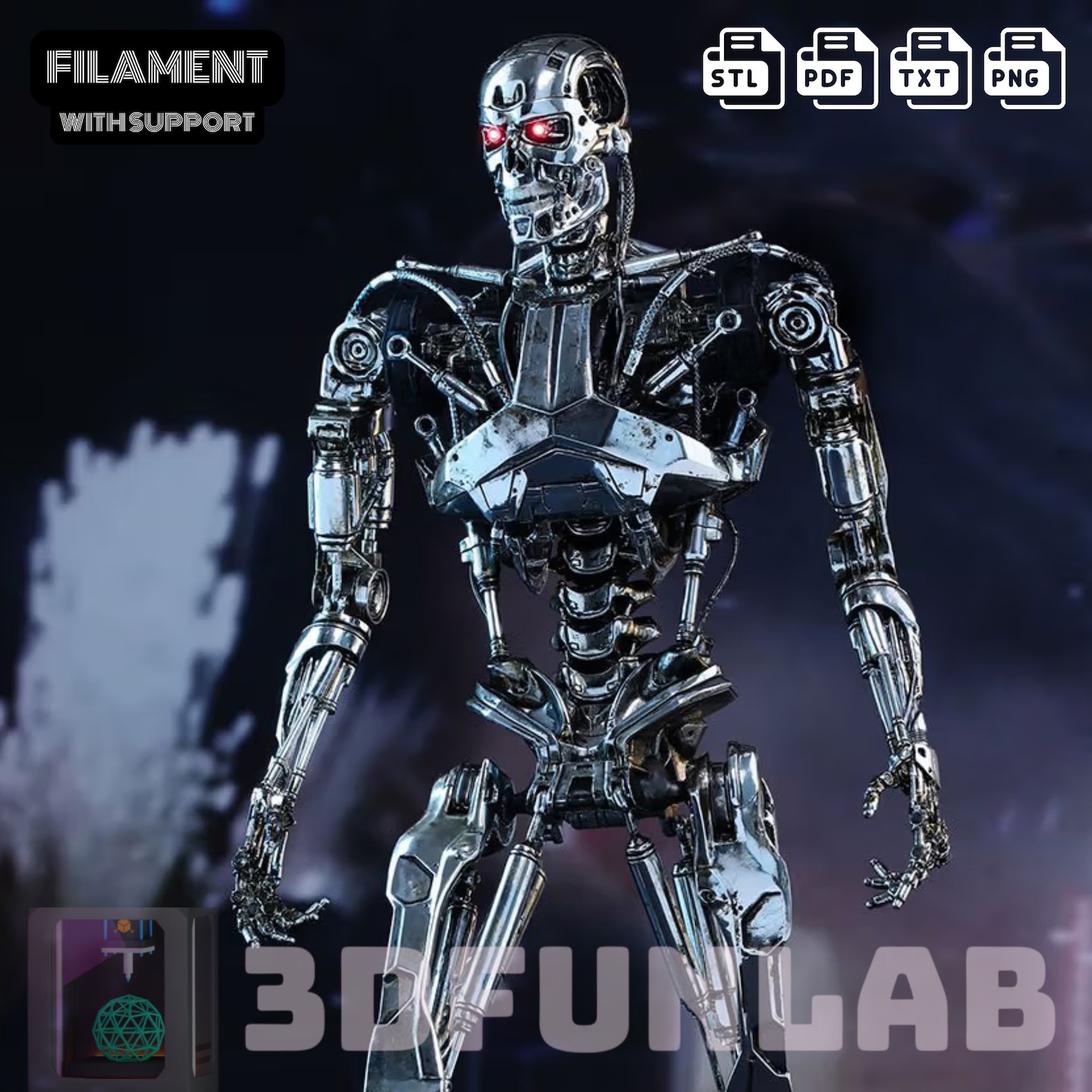 Terminator T800 Genisys Endoskeleton, Real Details, Life Size, Assembly ...