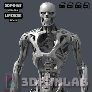 Terminator Rev-9 Endoskeleton, Real Details, Life Size, Assembly ...