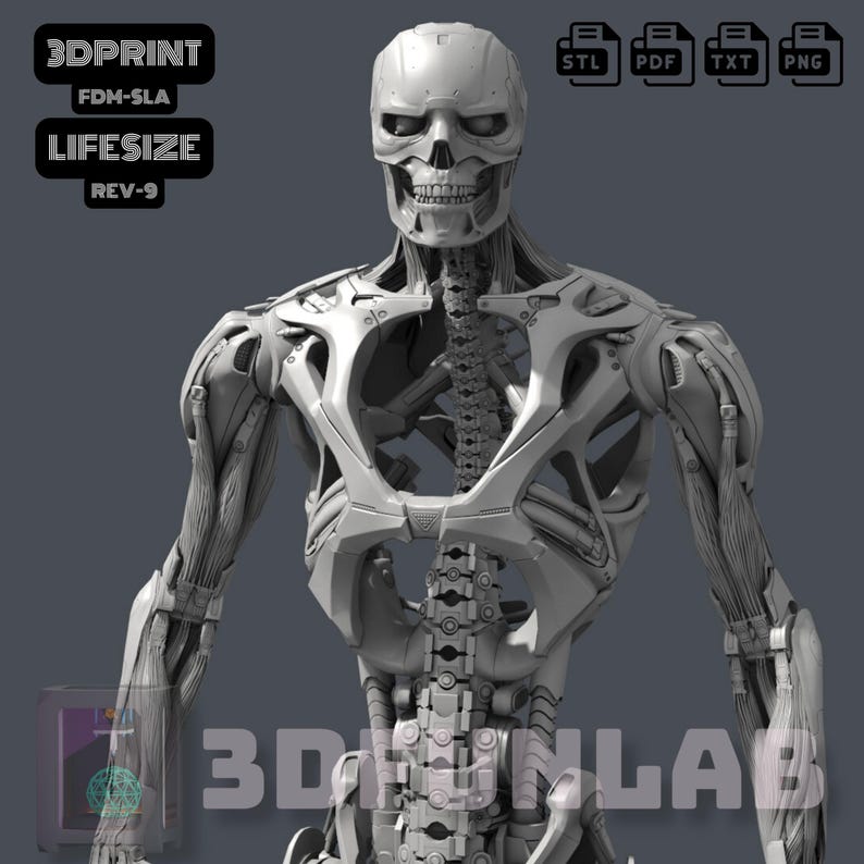 Terminator Rev-9 Endoskeleton, Real Details, Life Size, Assembly ...