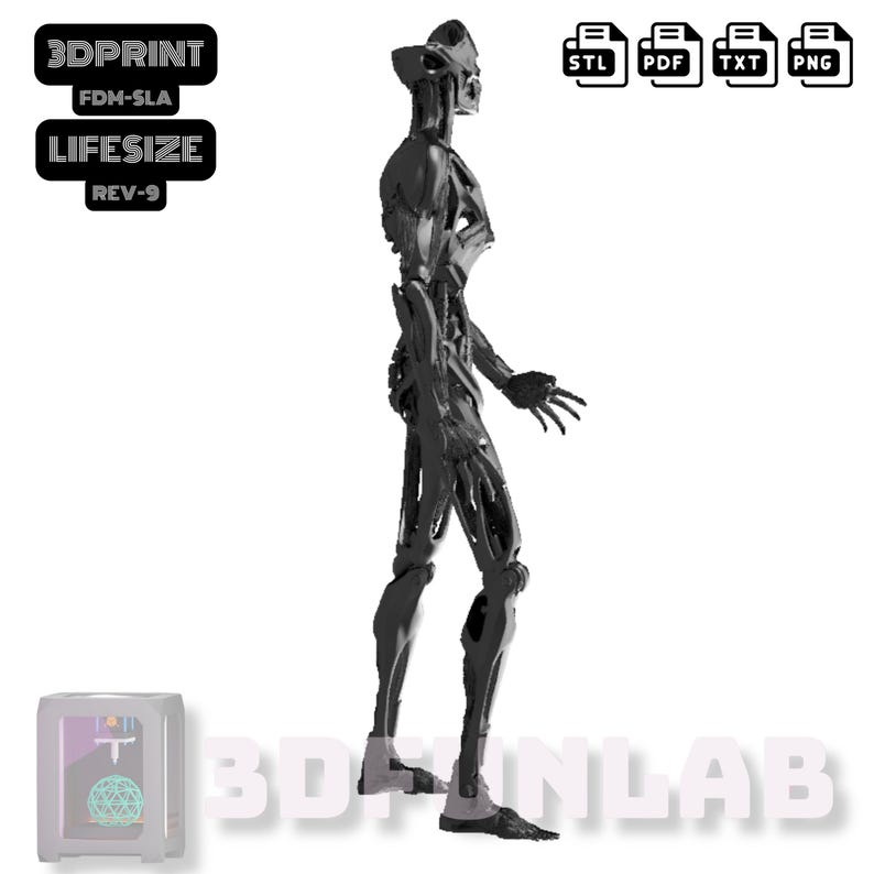 Terminator Rev-9 Endoskeleton, Real Details, Life Size, Assembly ...