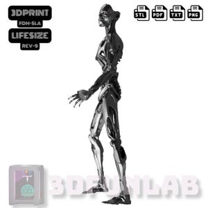 Terminator Rev-9 Endoskeleton, Real Details, Life Size, Assembly ...