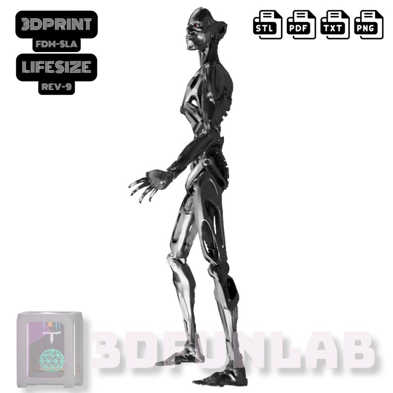 Terminator Rev-9 Endoskeleton, Real Details, Life Size, Assembly ...