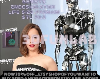 Terminator T800 Endoskeleton Real Detail High Quality Life-size 3D ...