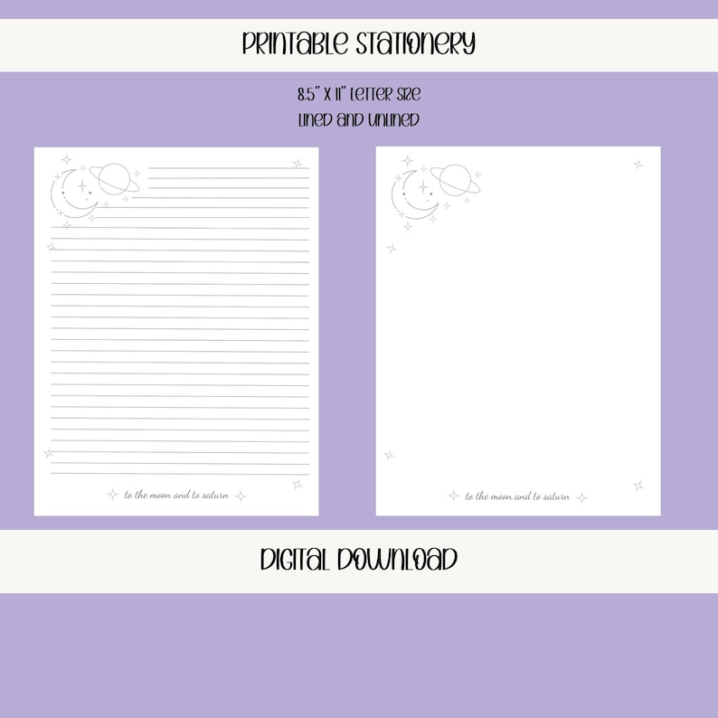 PRINTABLE Stationery Printable Writing Paper Printable Stationery ...