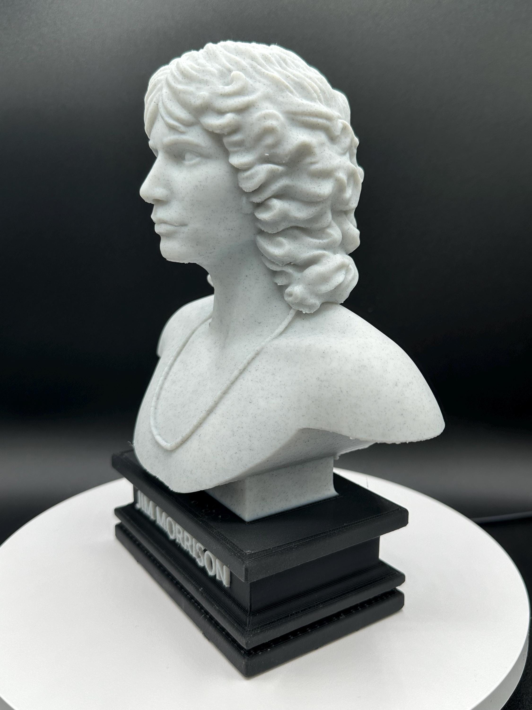 Jim Morrison Bust - Sculpture - Etsy
