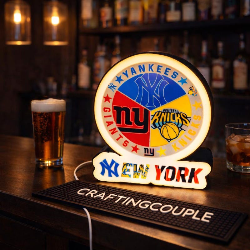 New York Teams Light - Etsy