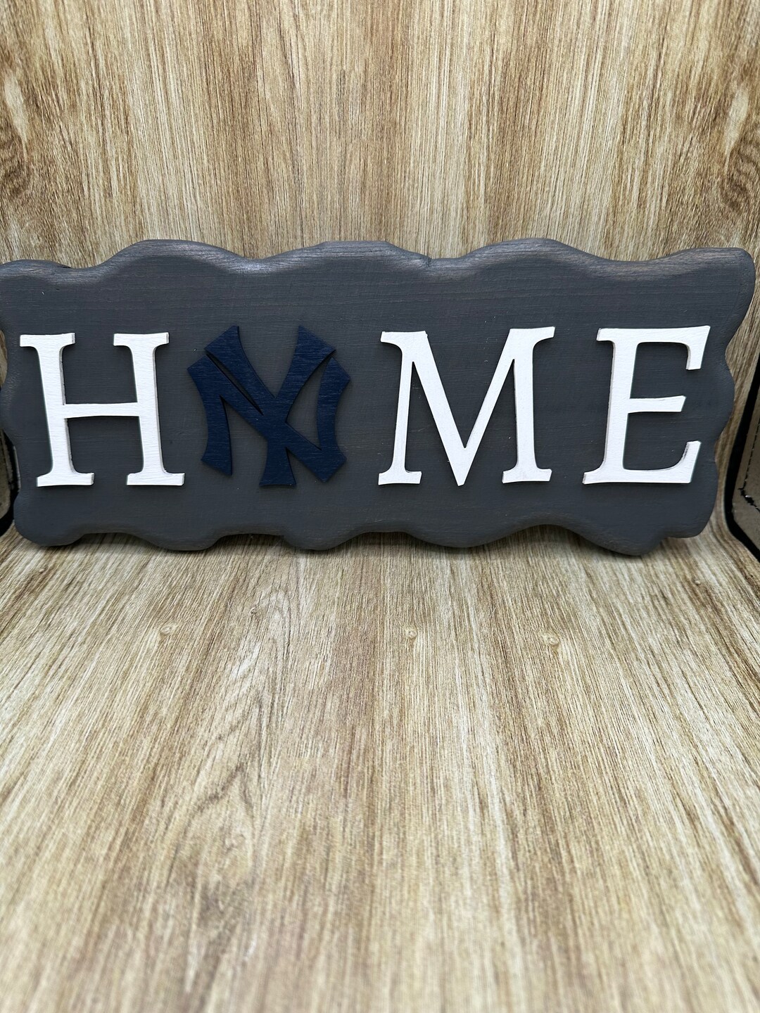 New York Yankees "home" Wood Decor Sign - Etsy