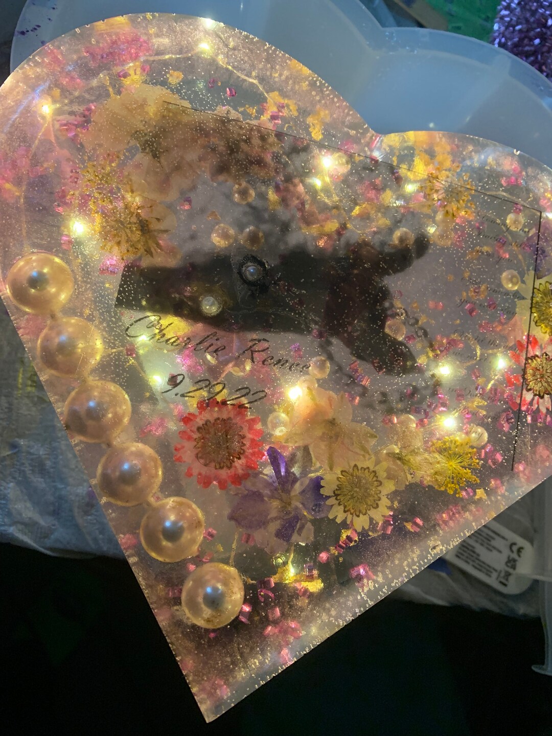 Memory Hearts and Memorial Pieces - Etsy