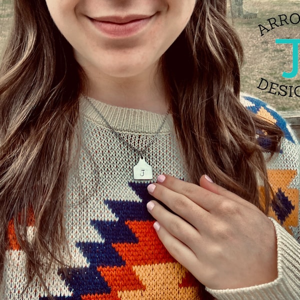 Stamped Necklace - Etsy