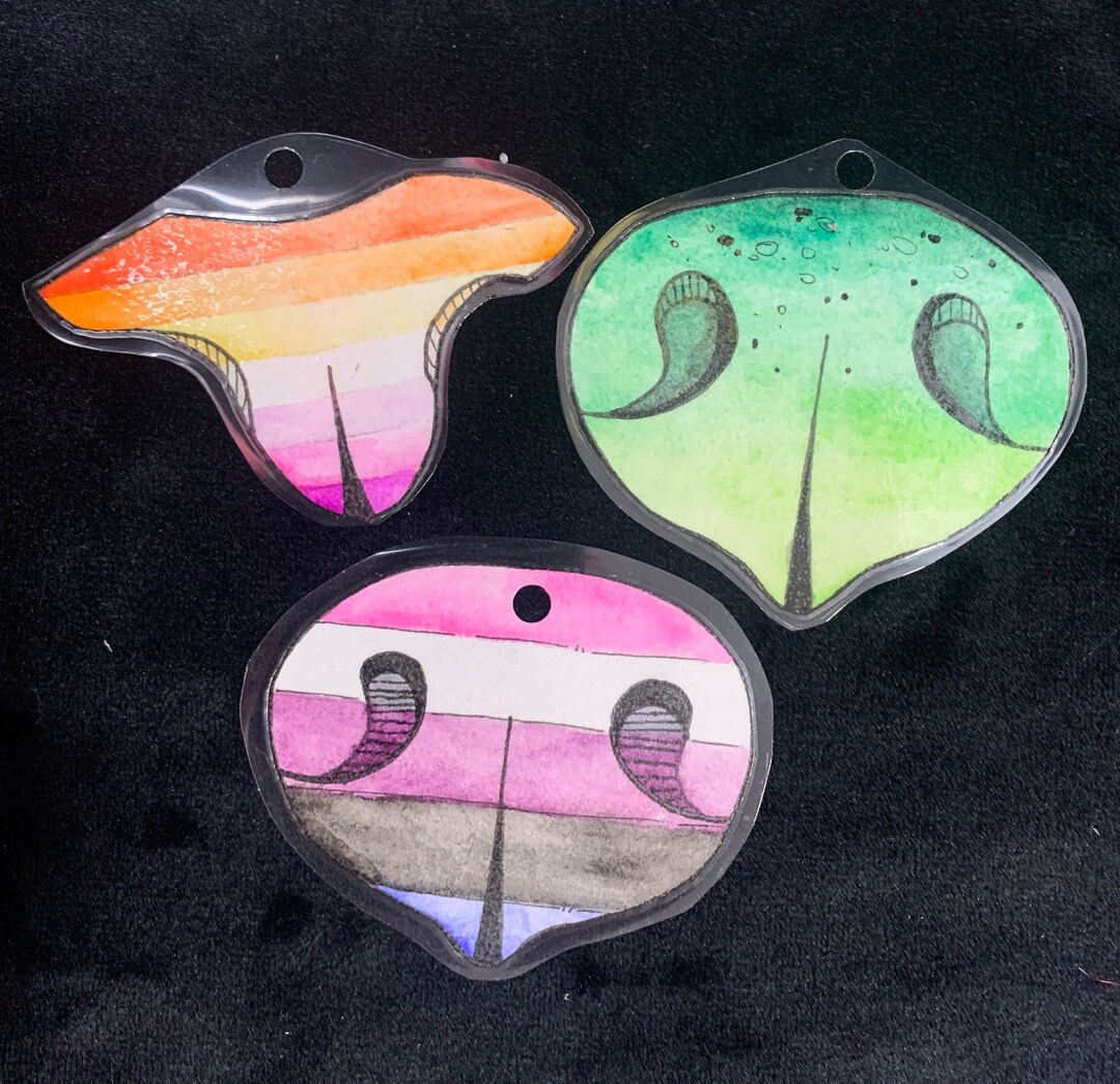 Furry Fursuit Badge Nose Shaped Pride Flag - Etsy