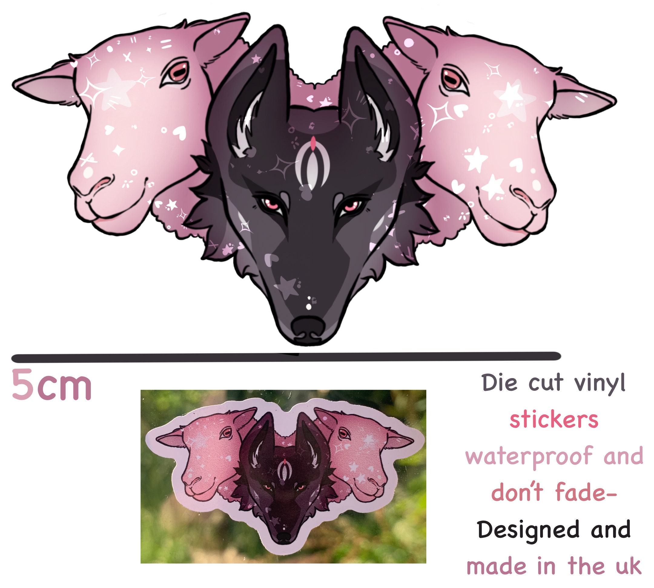 Furry BPD Vent Sticker a Sheep in Wolves Clothing - Etsy