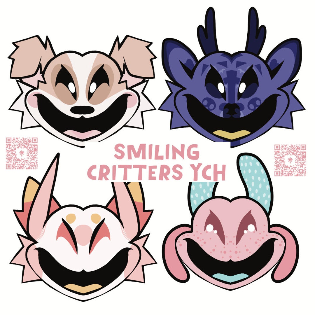 Smiling Critters Fandom Poppy Playtime Furry Headshot Ych Base Fill - Etsy