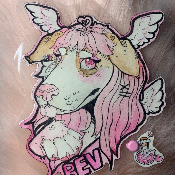 Furry Oc Badge - Etsy