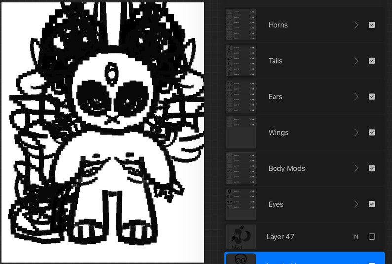 Pixel art sprite cuerpo completo YCH furry fursona base relleno - Etsy ...