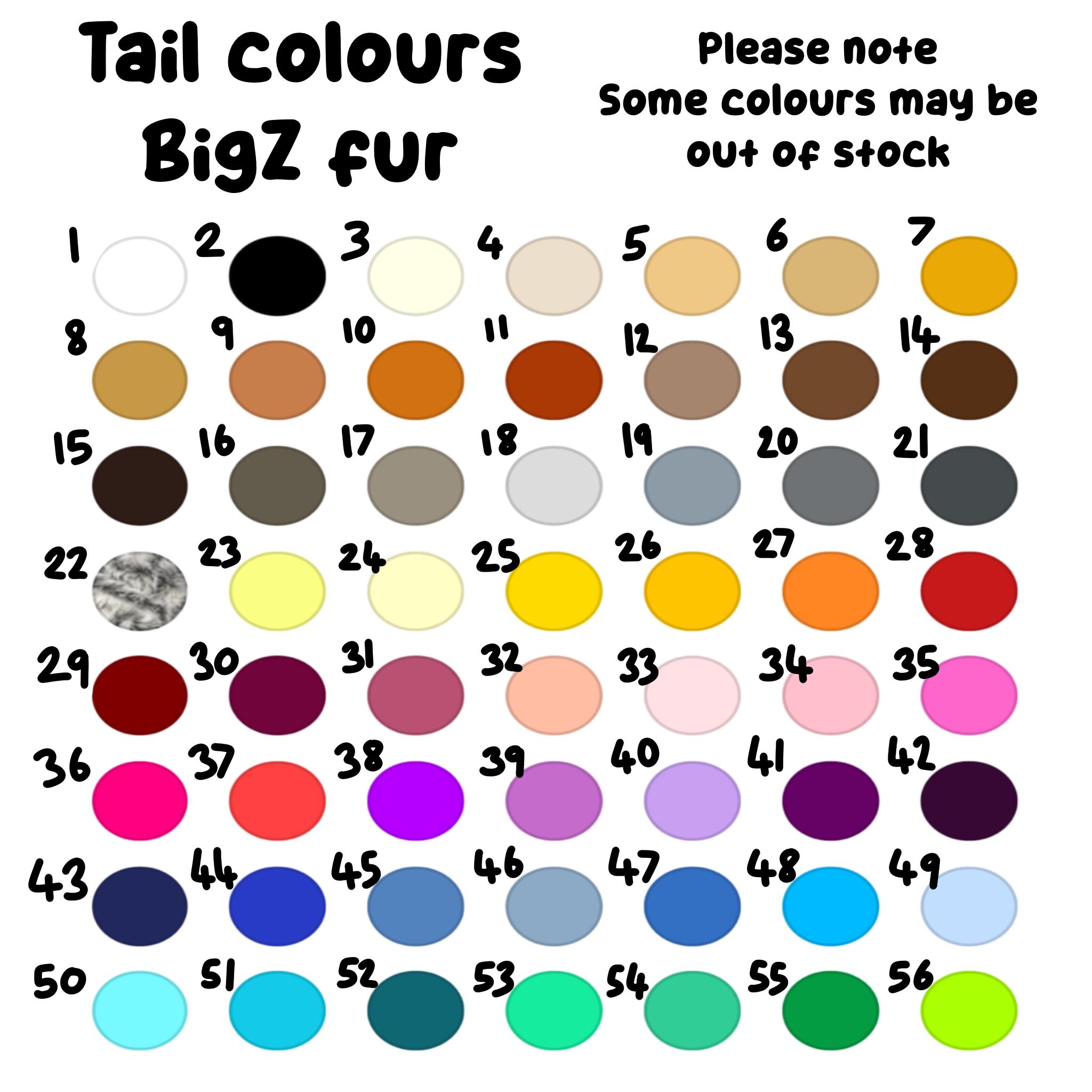 Custom Small Fursuit Tails- Fursona Furry Custom Nub Puppy Tail Dog ...