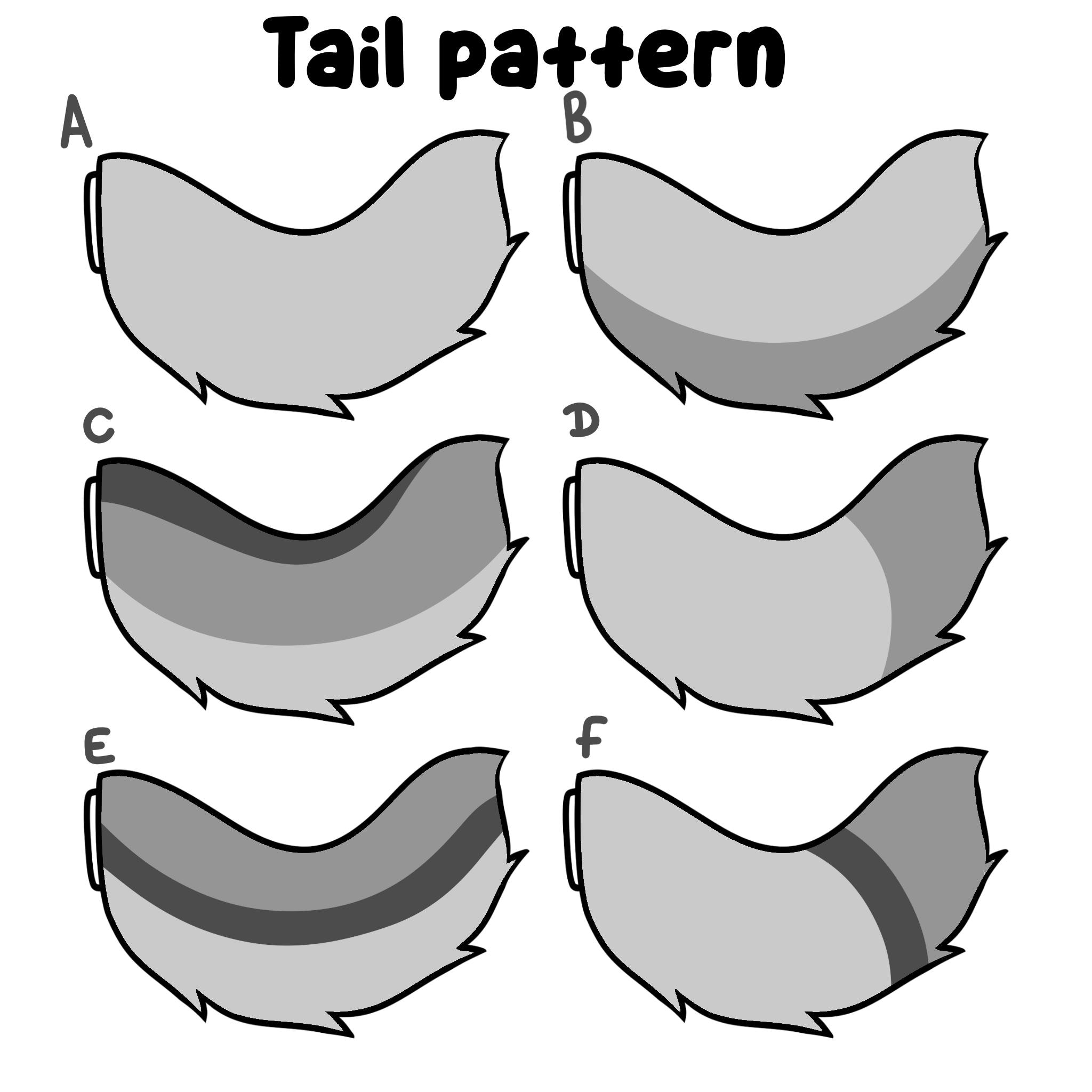 Custom Small Fursuit Tails- Fursona Furry Custom Nub Puppy Tail Dog ...