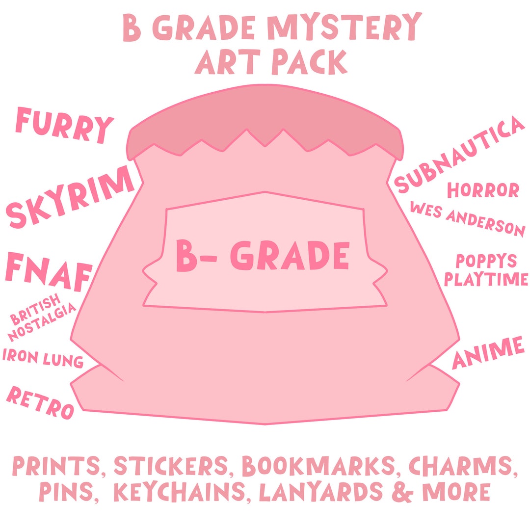 B Grade Art Pack Mystery Set Low Quality Faulted Items Discounted Furry ...