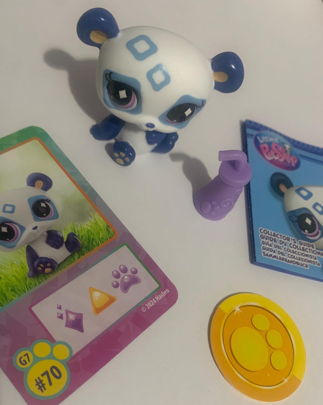 LPS 70 Duplicate Toy Littlest Pet Shop Gen 7 Series 2 Purple Panda ...