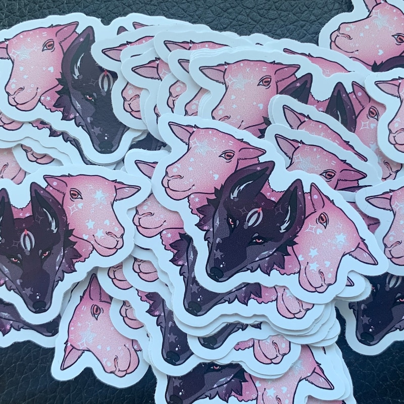 Furry Sticker - Etsy
