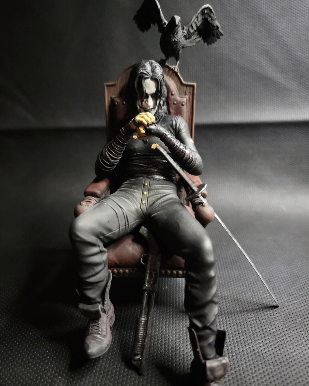 The Crow 3d Print Statue - Etsy