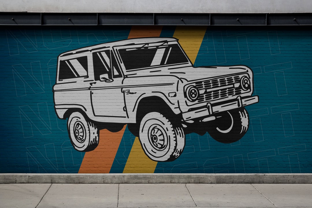Ford Bronco Graphic Vector Art .eps .dxf .pdf .png .svg Ready to Print ...
