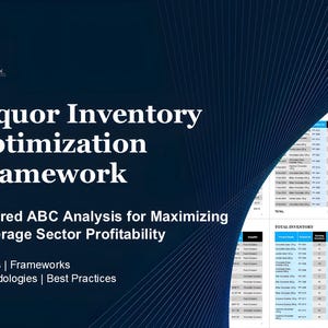 Liquor Inventory: Beverage Stock Optimization ABC Analysis Profit Maximization Bar Management ...