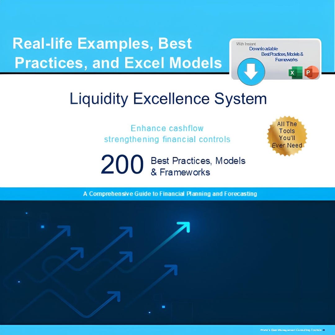 Liquidity Dashboard Planner | Profitability Calculator & Key Ratios in ...