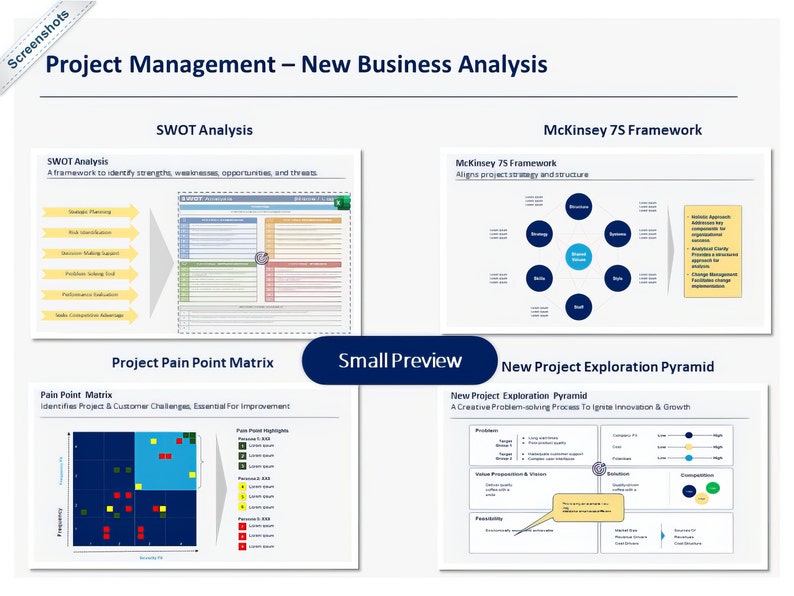 Project Management Excel Dashboard Template Task Planner Project ...