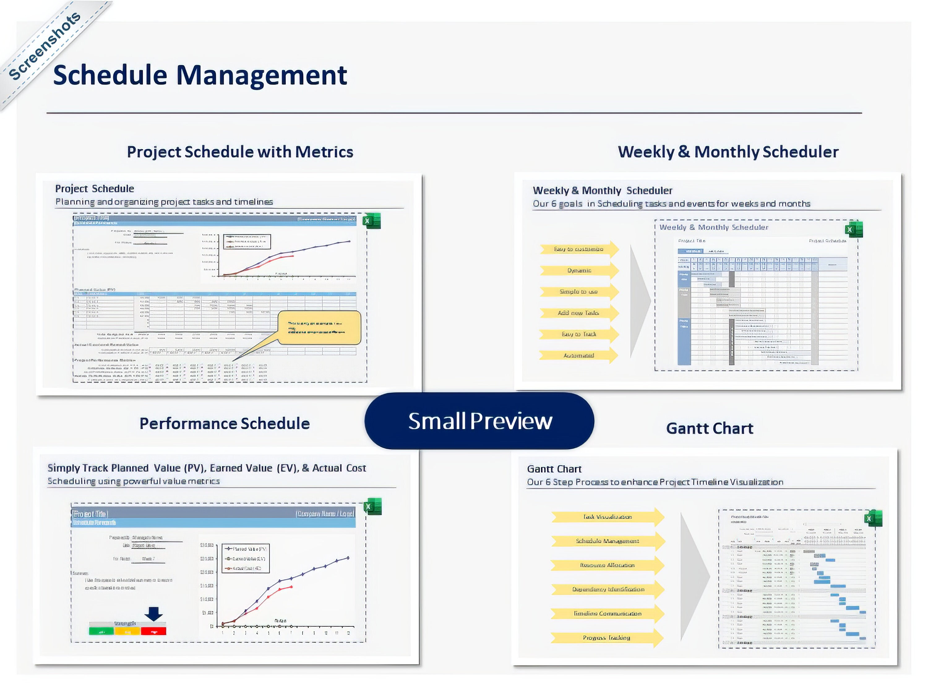 Project Management Excel Dashboard Template Task Planner Project ...
