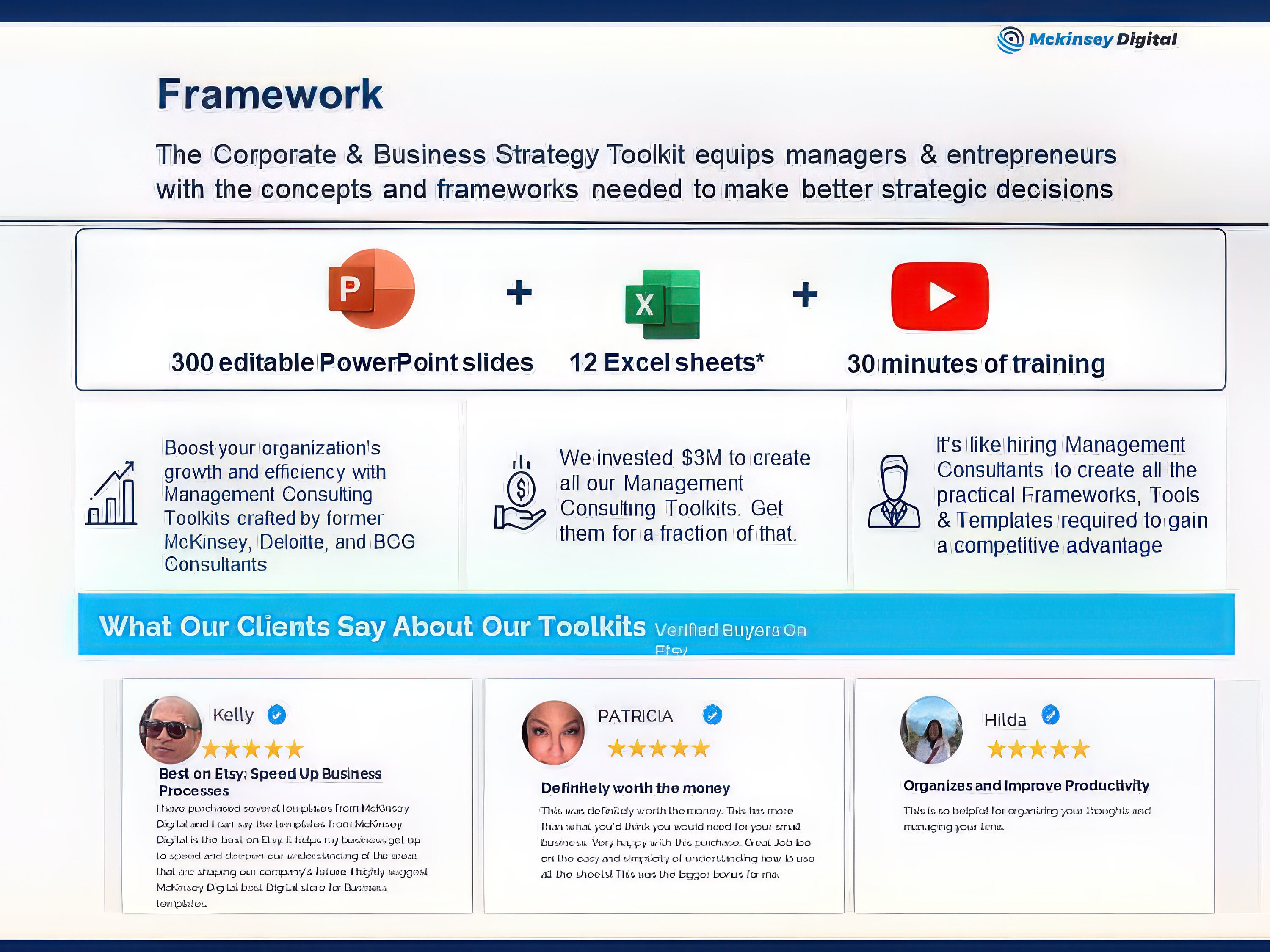 Consulting Frameworks Toolbox Strategy Powerpoint Template Presentation Professional Business ...