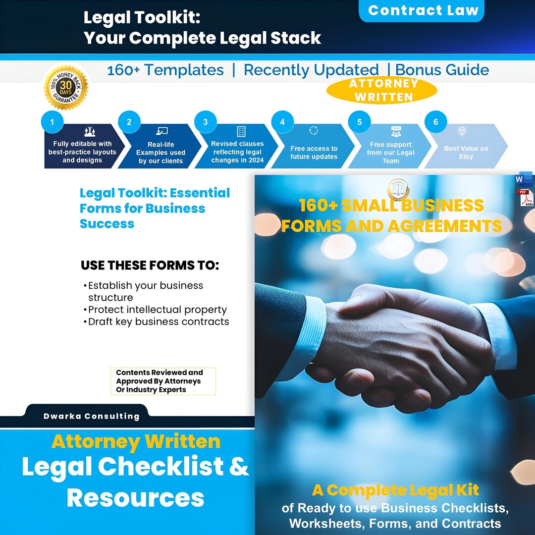 Small Business Legal Toolkit: Propel Your Startup With 160 Expert ...