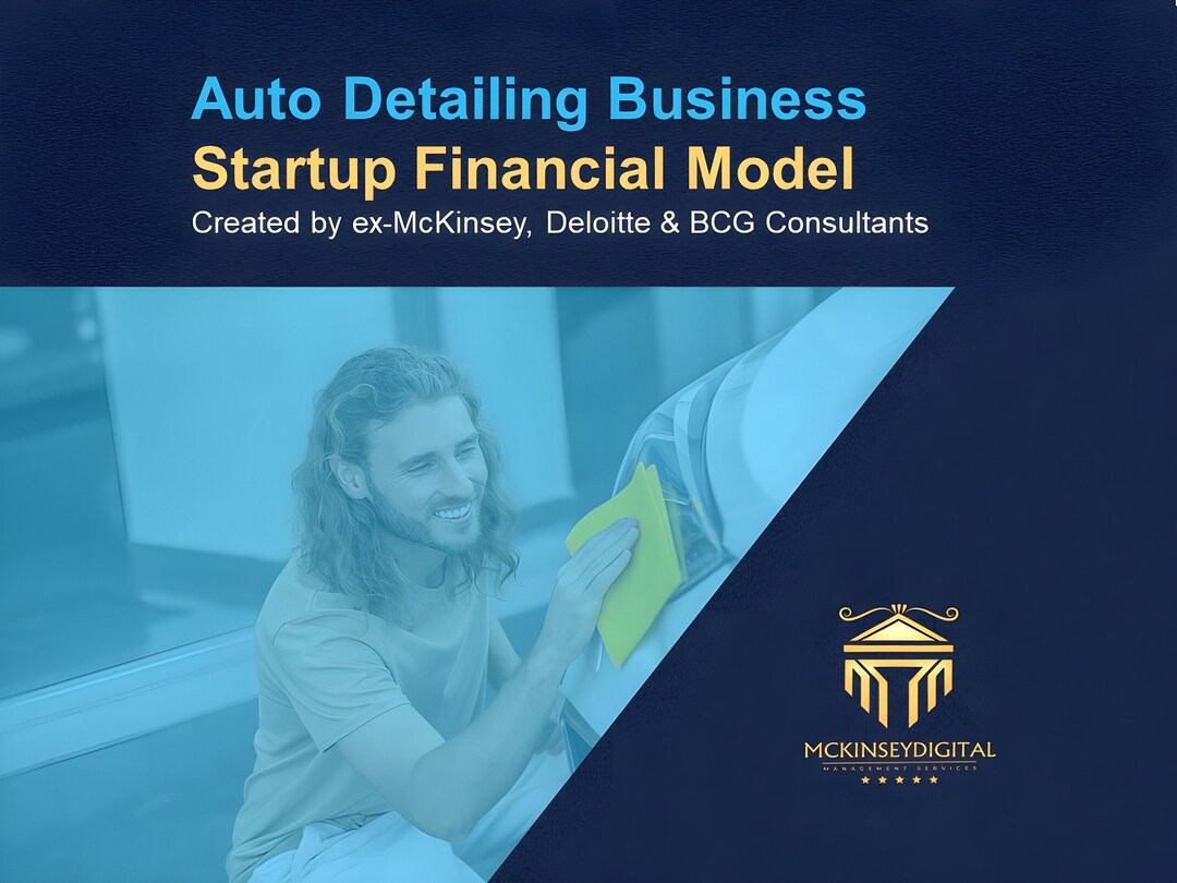 Auto Detailing Business Plan: Startup Financial Model for Car Care and ...