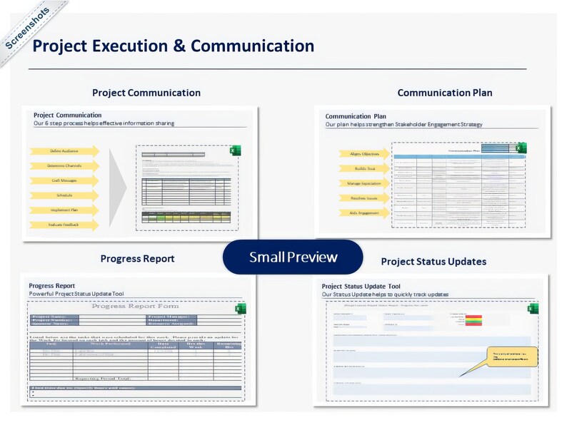 Project Management Excel Dashboard Template Task Planner Project ...