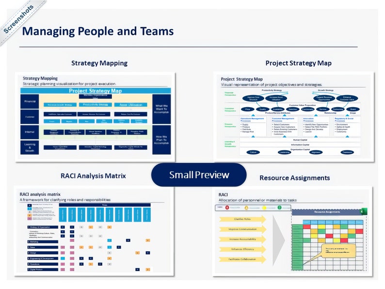 Project Management Excel Spreadsheet Template Gantt Chart, Kanban ...
