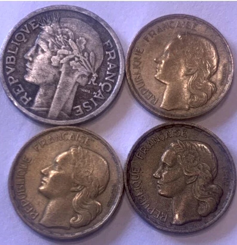Own a Piece of French History With This Collection of French Coins - Etsy