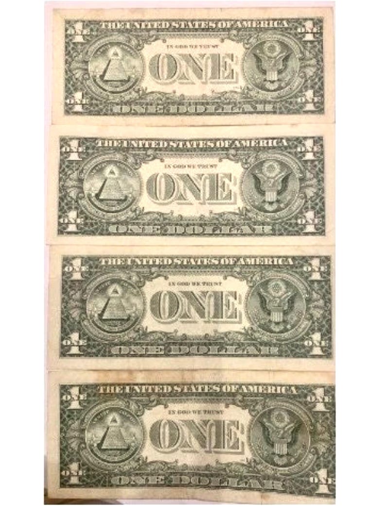 4 Rare Star Note 1 Dollar Bills From 1995, 1999, 2003, and 2006 - Etsy