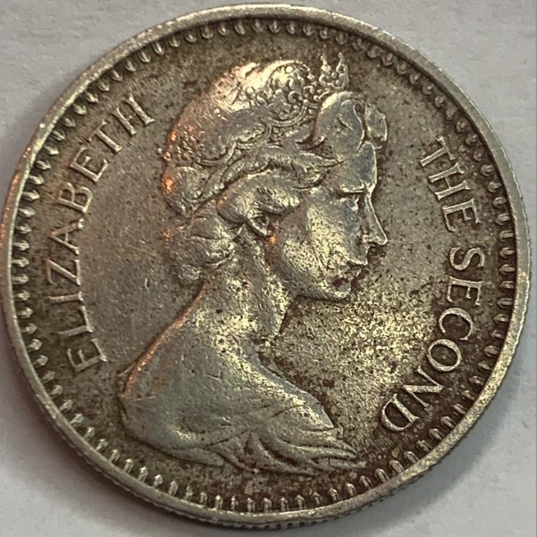Rare Rhodesia 1 Shilling Coin, 1964 Limited Mintage Copper-nickel Gem ...