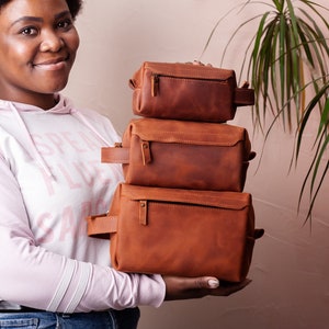 Leather Dopp Kit - Etsy