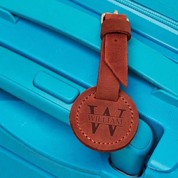 Custom Luggage Tags Initials - Etsy