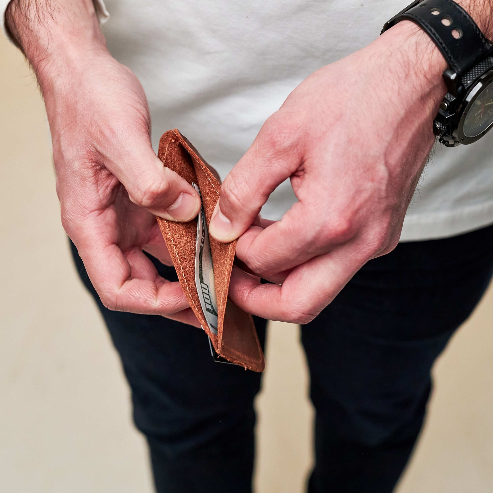 Minimalist AirTag Wallet,apple AirTag Wallet,leather Air Tag Wallet,air ...