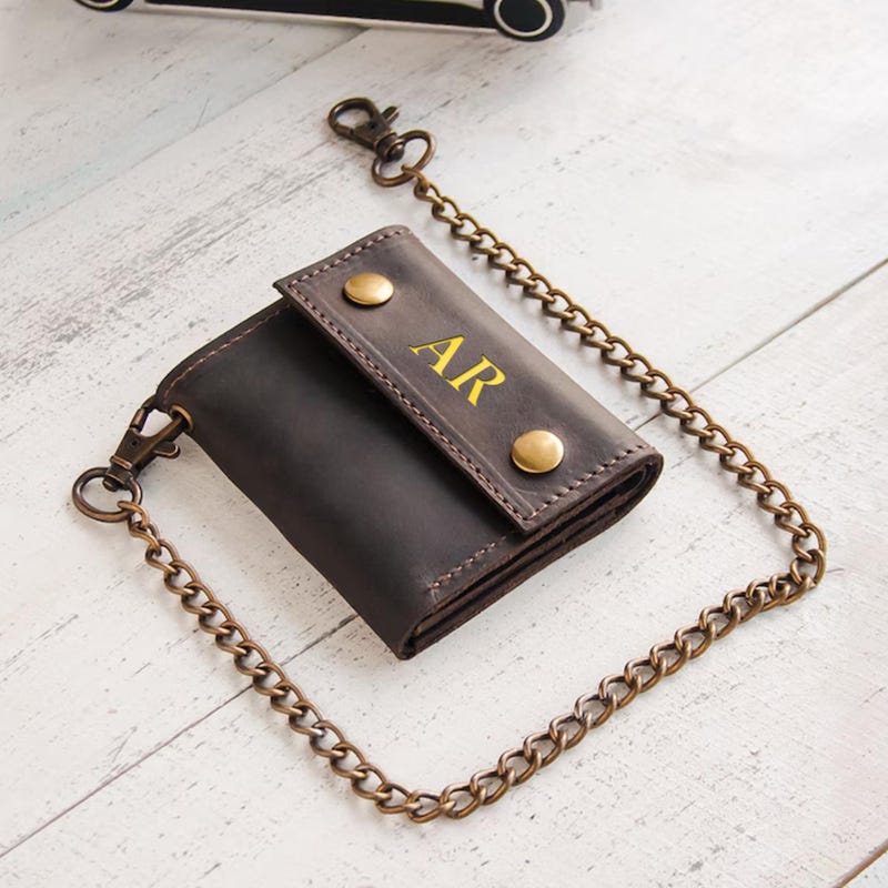 Biker Wallet - Etsy