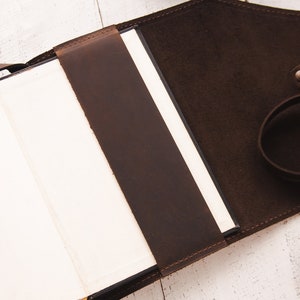 Leather Book Cover Wrap,book Cover With Bookmark,handmade Book Cover ...