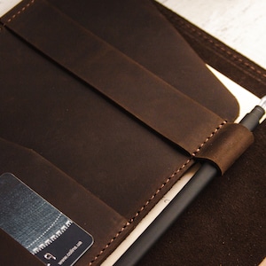 Personalized Leather Planner Cover, Refillable Leather Planner ...