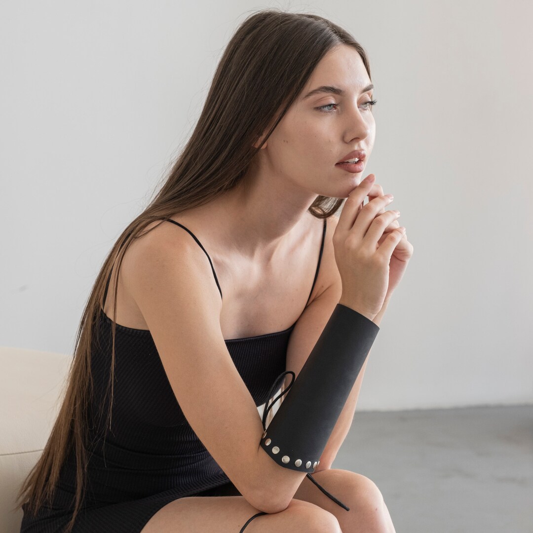 Wide Leather Cuff Bracelet, Extra Wide Leather Bracelet, Custom Leather ...